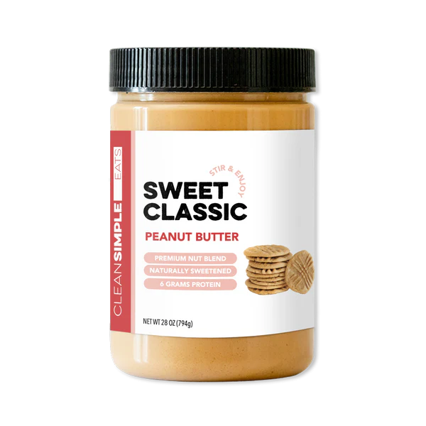 Clean Simple Eats Sweet Classic Nut Butter (28 oz) — The Nut Garden