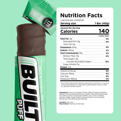 Built Bar Puffs | Mint Chip