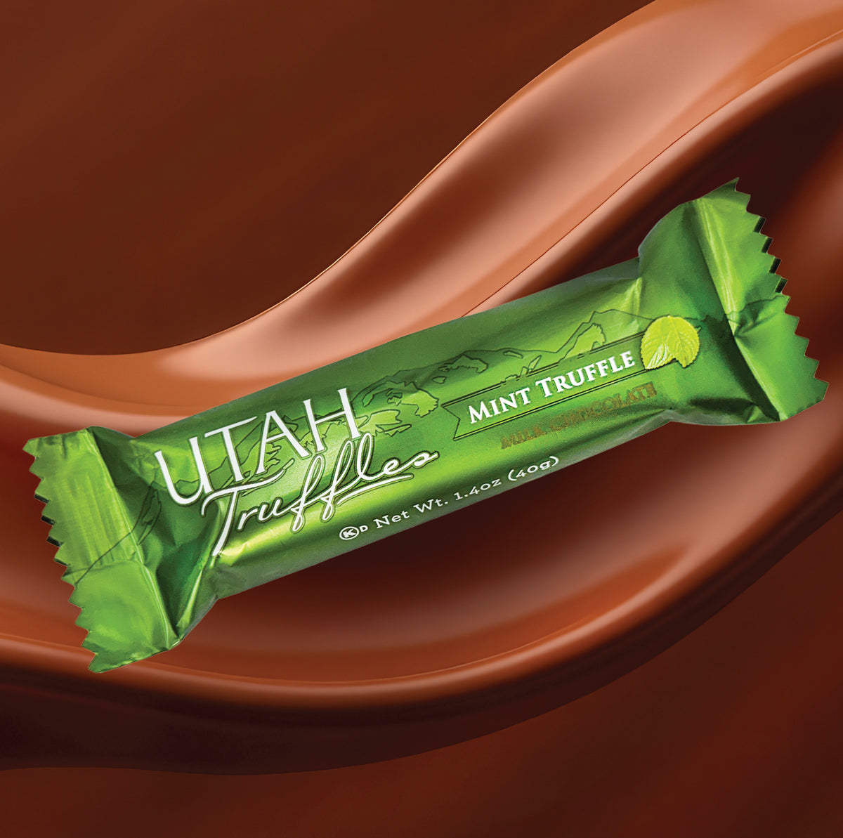Utah Truffle Bars, Mint Milk Chocolate (24 ct) — The Nut Garden