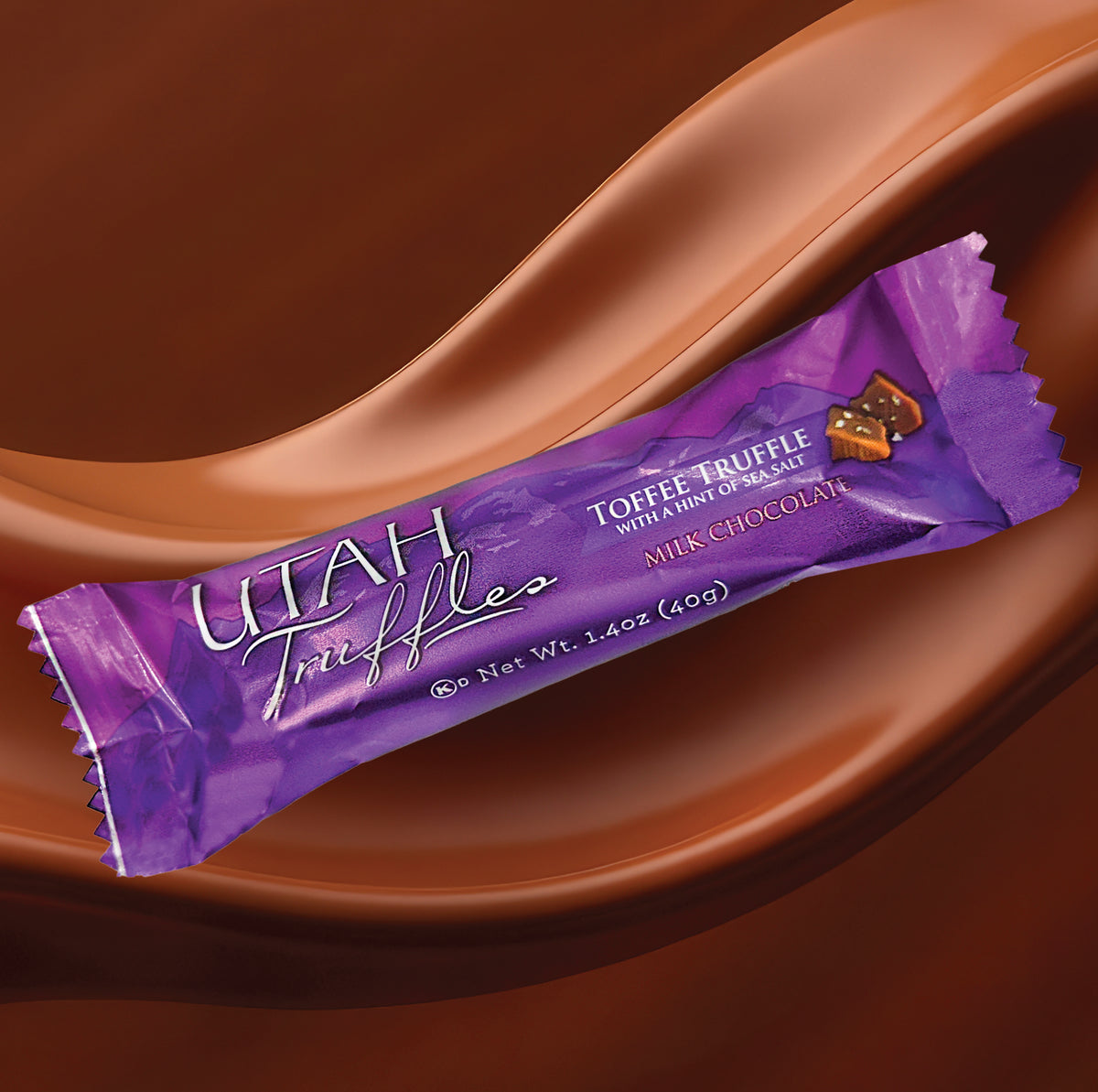 Utah Truffles | Milk chocolate Truffle Bars | Toffee (1 Individual Bar ...