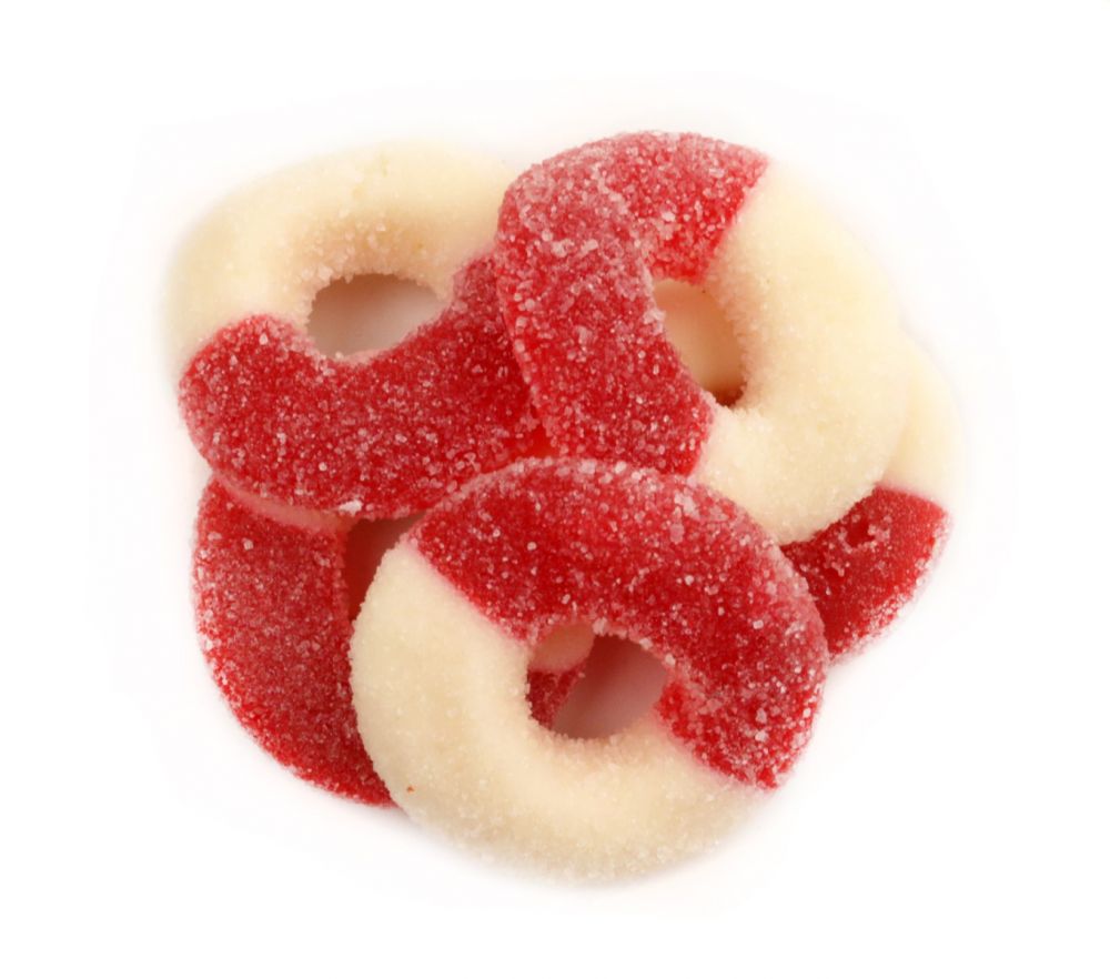 Gummy Sour Cherries Rings (12 oz) — The Nut Garden