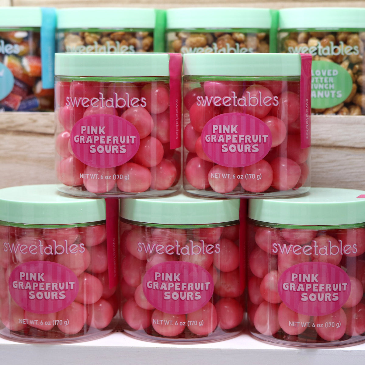 Pink Grapefruit Sour Candy | Sweetables — The Nut Garden