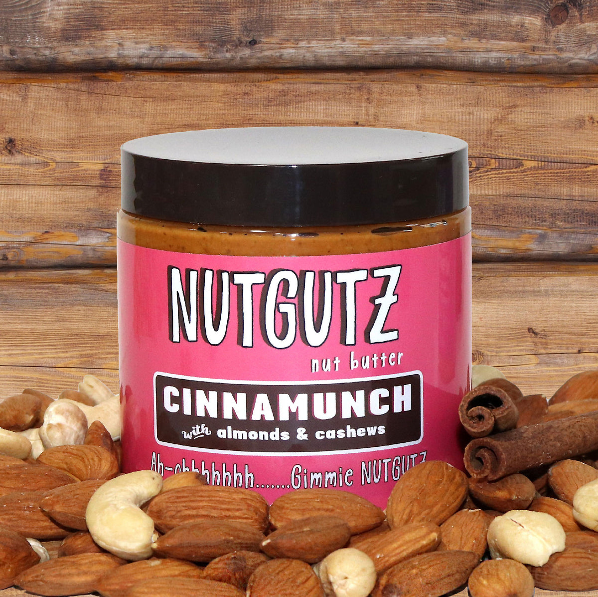 NUTGUTZ nut butter | CINNAMUNCH — The Nut Garden