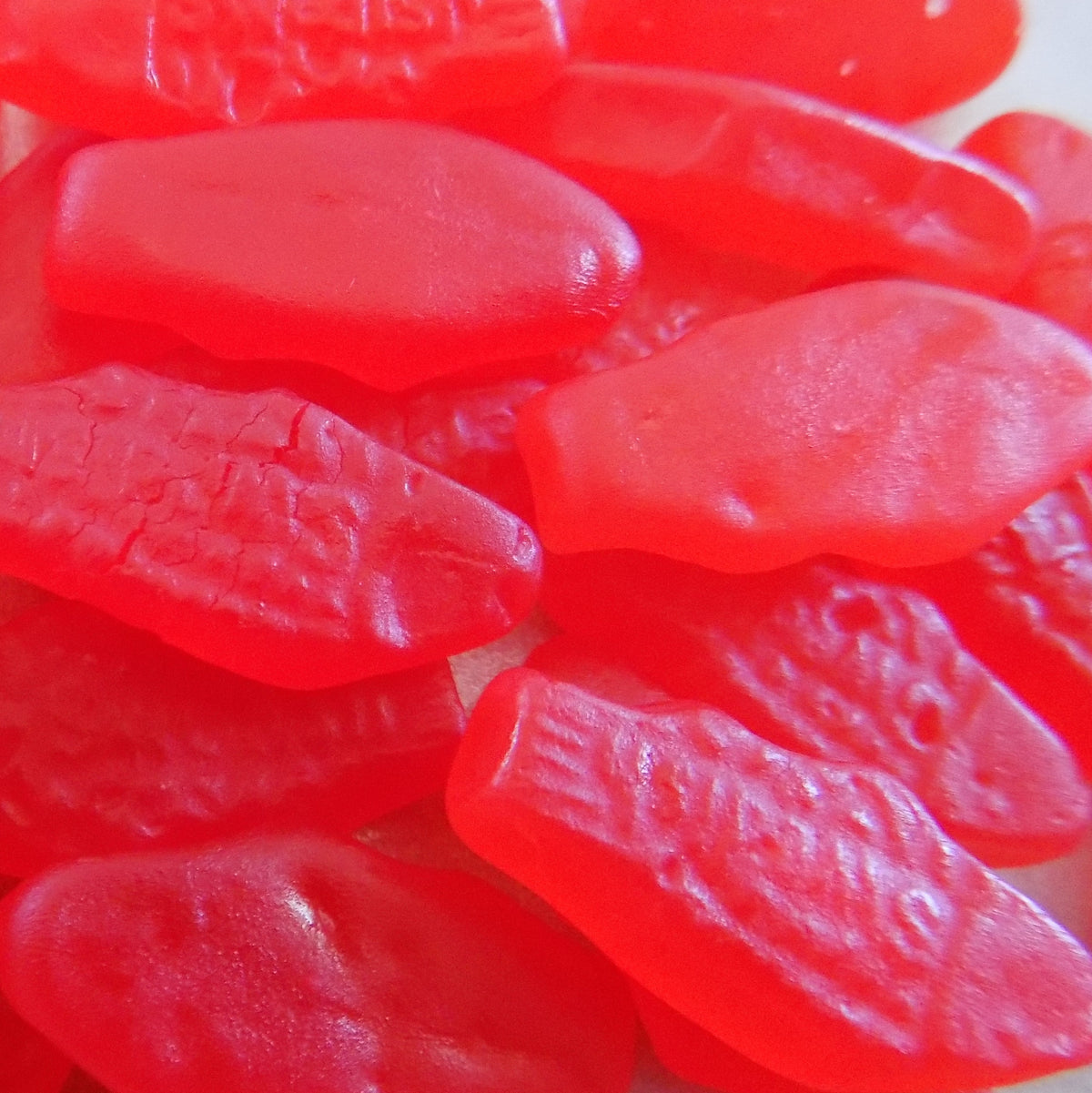Gummy Fish | Bright Chewy Red Gummy Candy Snacks Bag
