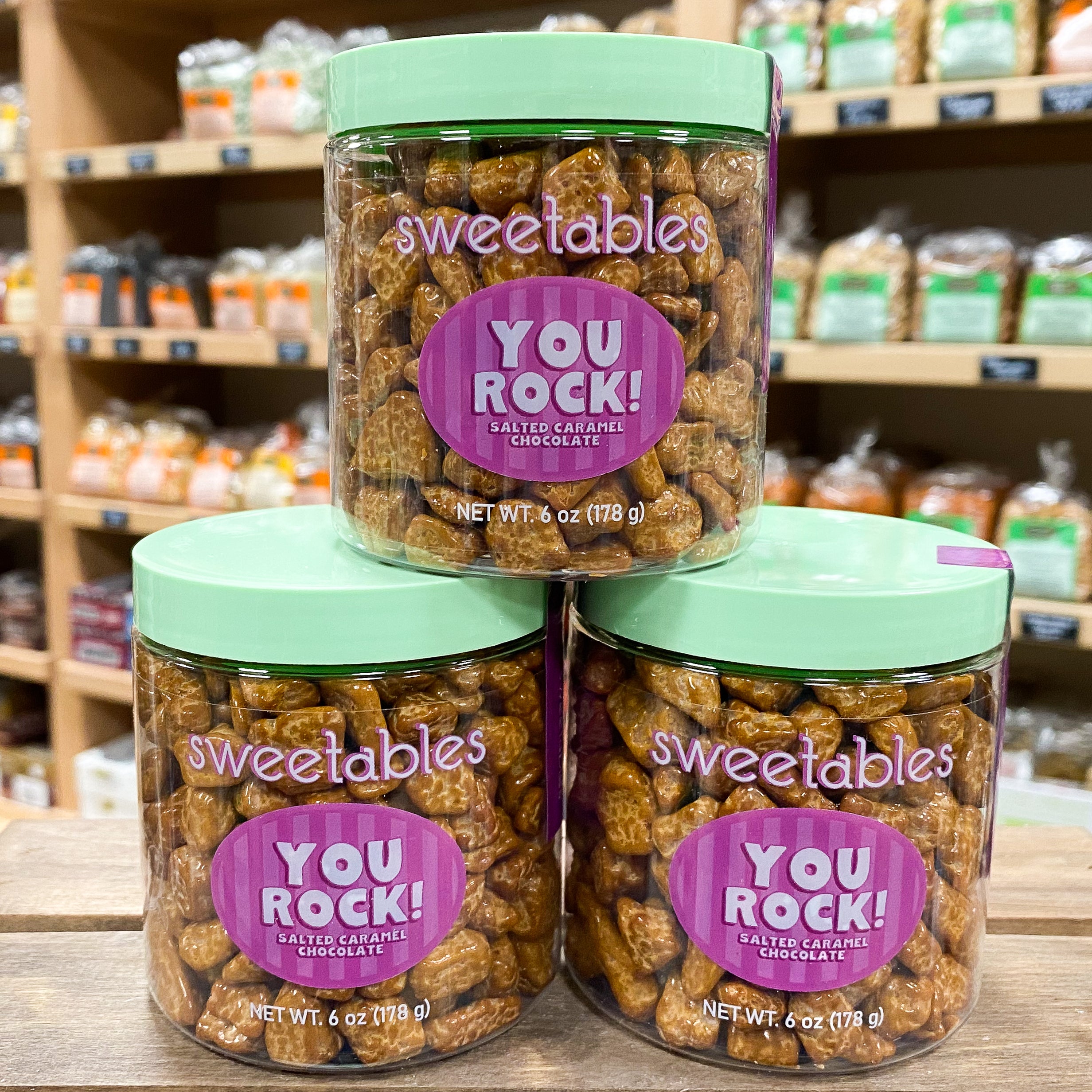 Sweetables Candy Jars | You Rock! (Salted Caramel Chocolate Rocks) NEW ...