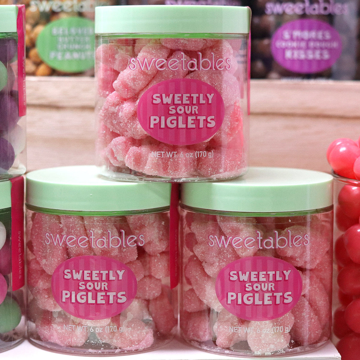Sweetly Sour Piglet Gummies| Sweetables