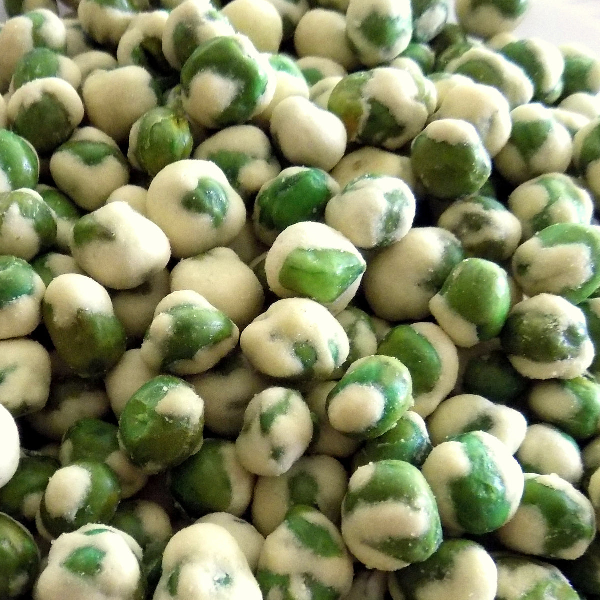 how to make dried wasabi peas
